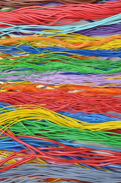 Colorful electrical cables - Stock Image - Everypixel