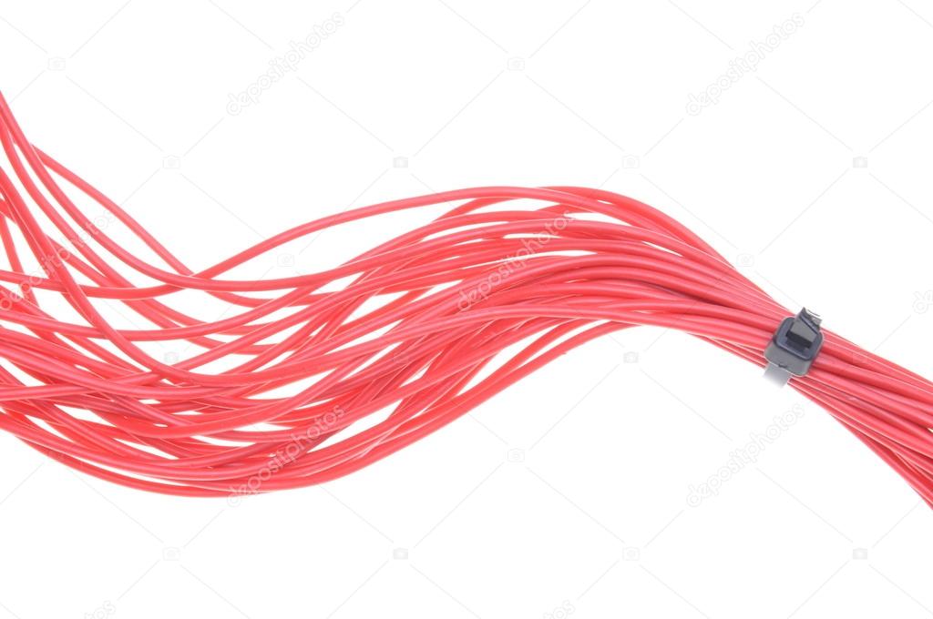Red electrical cables Stock Photo by ©Zetor2010 70272995