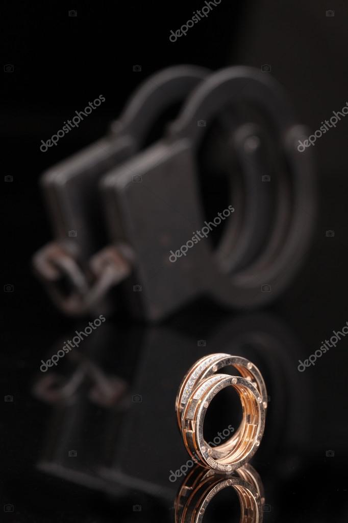 Rings And Handcuffs Stock Photo by ©fotoskat 85626518