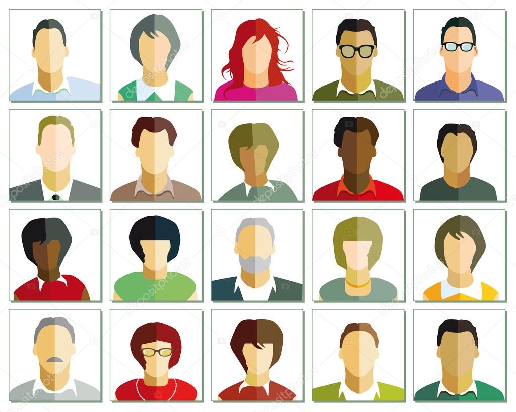 Face Portrait Stock Vector Image by ©scusi0-9 #56636793