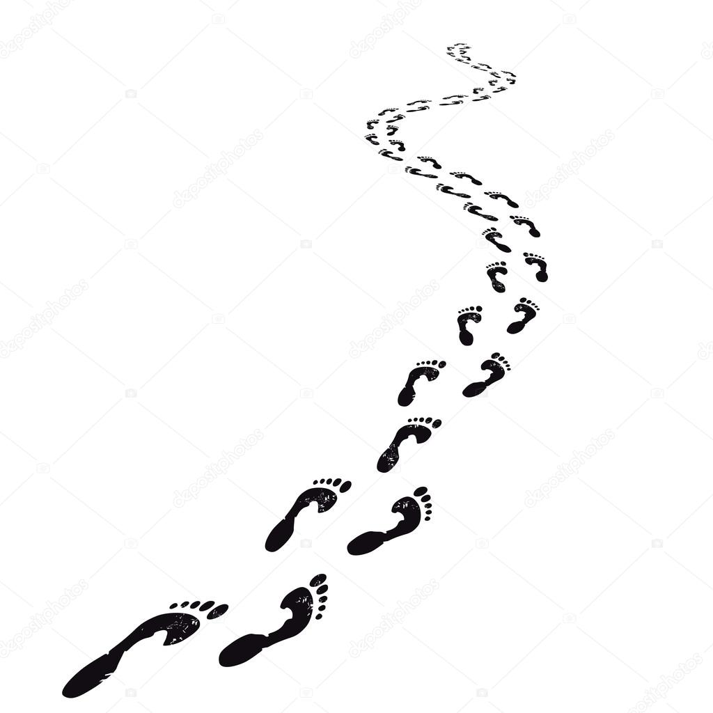 Footsteps — Stock Vector © scusi0-9 #67643823