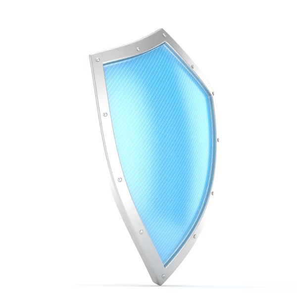 Blue 3d shield icon — Stock Photo © merznatalia #104562024
