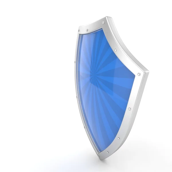 Blue 3d shield icon — Stock Photo © merznatalia #104562024