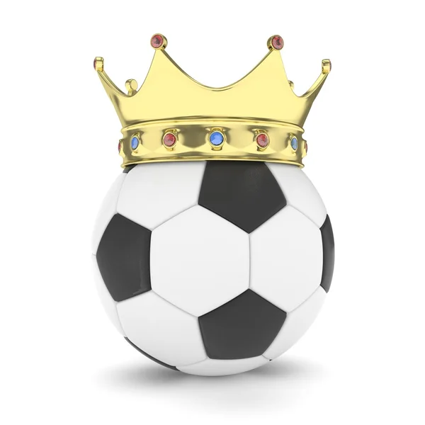 Images: soccer ball with crown | Soccer ball with crown — Stock Photo ...