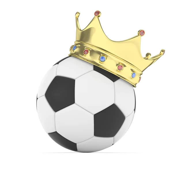Images: soccer ball with crown | Soccer ball with crown — Stock Photo ...