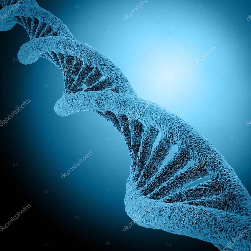 Colorful DNA structure — Stock Photo © merznatalia #73614771
