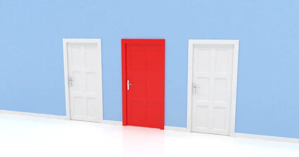 Many open doors — Stock Photo © get4net #4432269