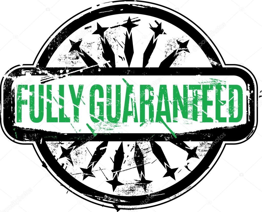 Fully Guaranteed rubber stamp vector illustration Stock Vector Image by ...