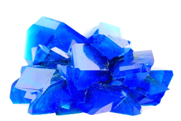 Blue vitriol mineral isolated Stock Photo by ©jonnysek 57051081