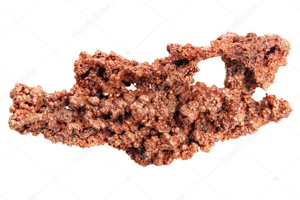 natural copper isolated — Stock Photo © jonnysek #72461989
