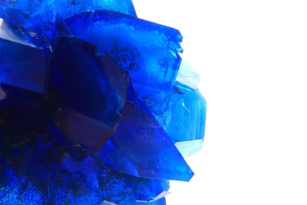 Blue vitriol mineral isolated Stock Photo by ©jonnysek 57051081