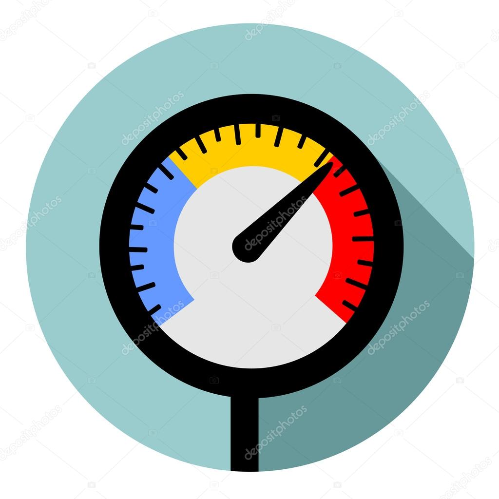 Temperature gauge Stock Vector by ©leonardo255 78719760
