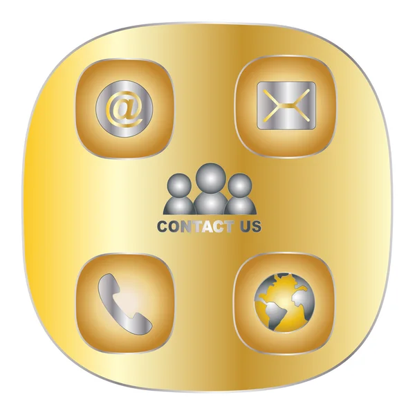 Contacts message icon imágenes de stock de arte vectorial | Depositphotos