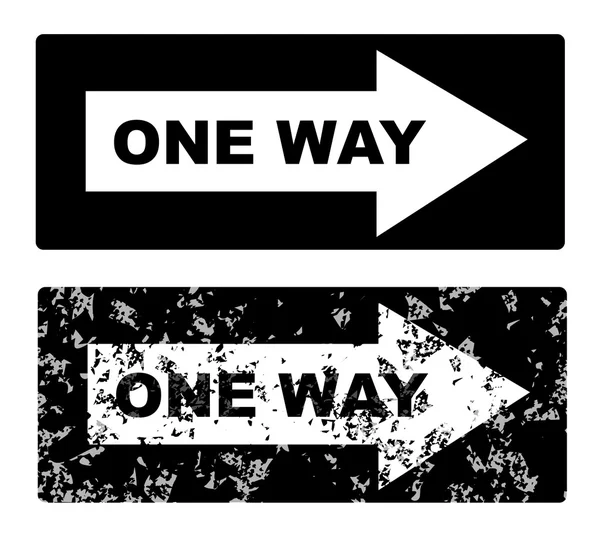 2,960 One way sign Vector Images, One way sign Illustrations ...