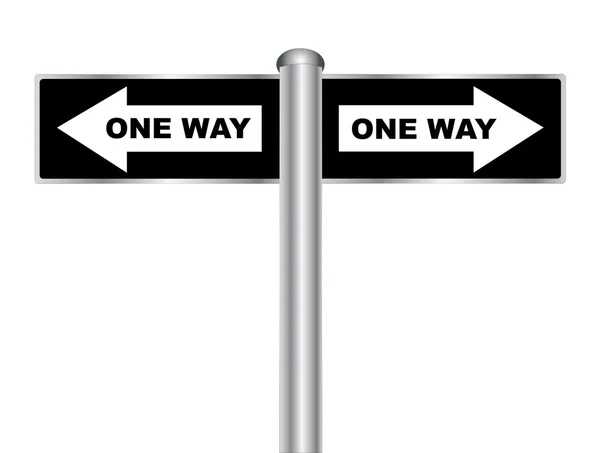 2,960 One way sign Vector Images, One way sign Illustrations ...