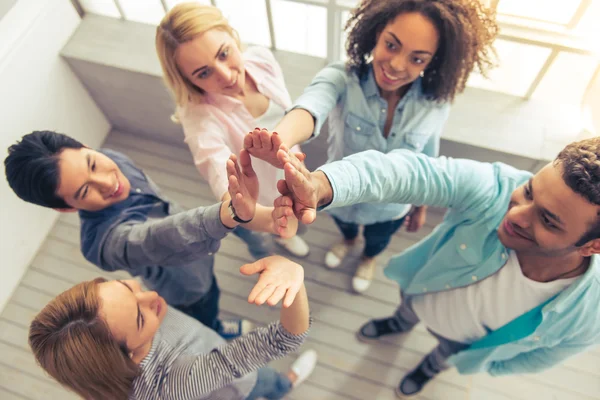 Team high five Stock Photos, Royalty Free Team high five Images ...