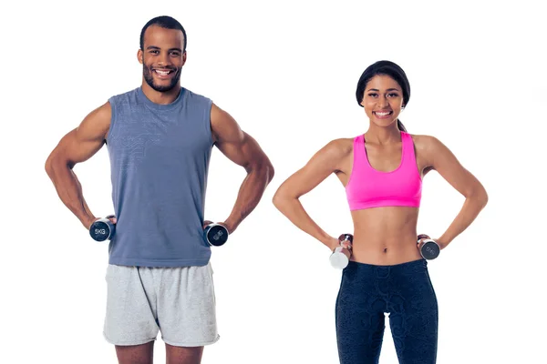 African American Couples Fitness Training