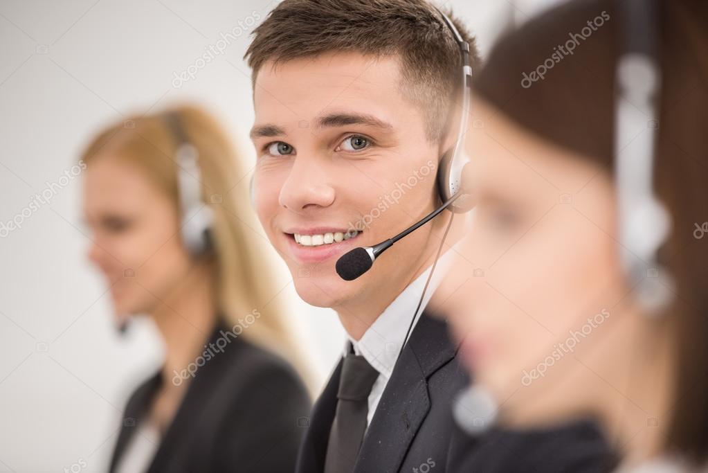 Call center Stock Photo by ©GeorgeRudy 75940147