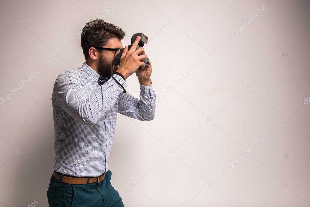 Photographer at work — Stock Photo © GeorgeRudy #87394754