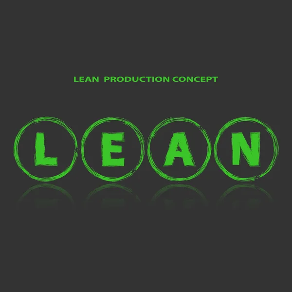 Abstract background with title Lean in circles Stock Vector Image by ...