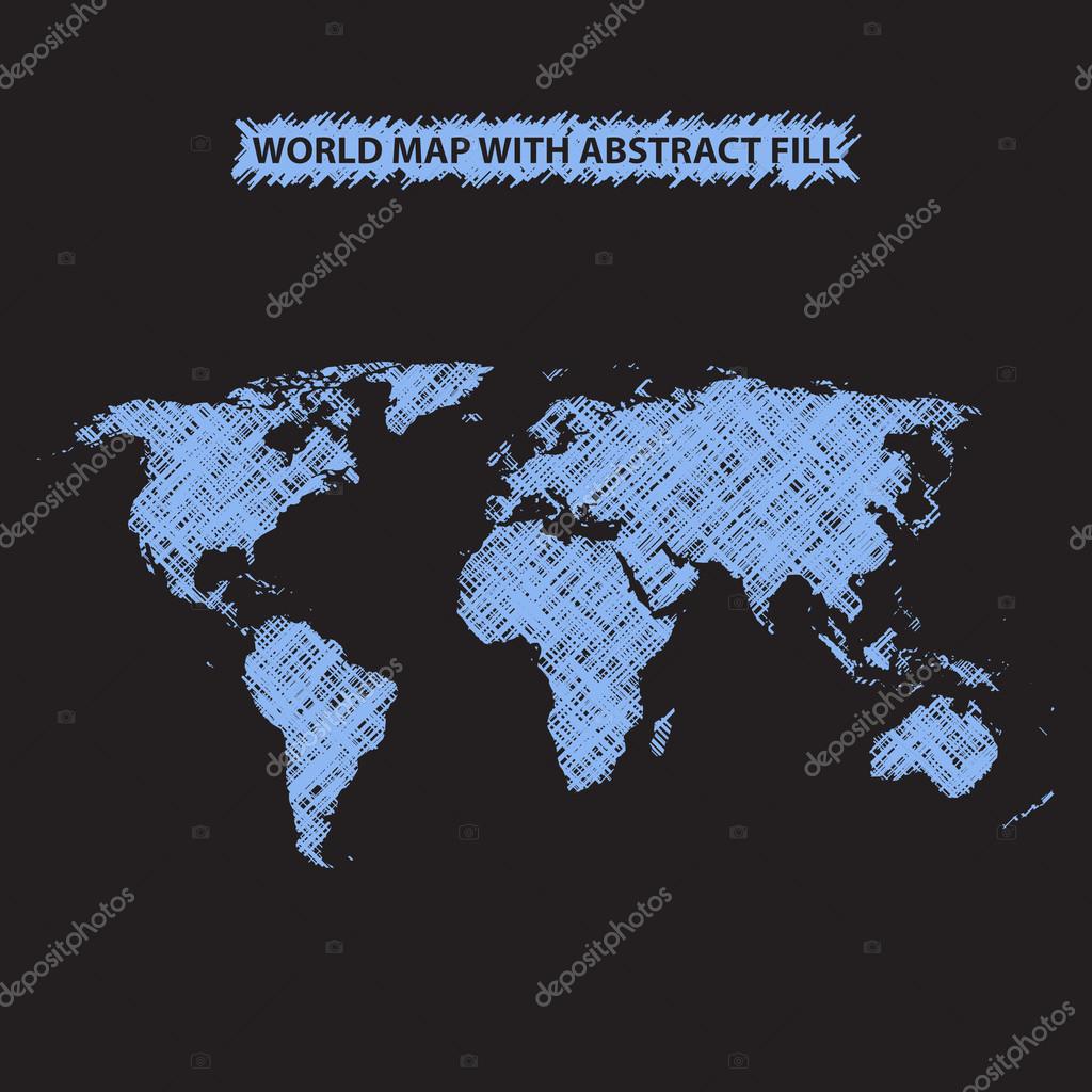 Abstract world map Stock Vector Image by ©izmask #114553450