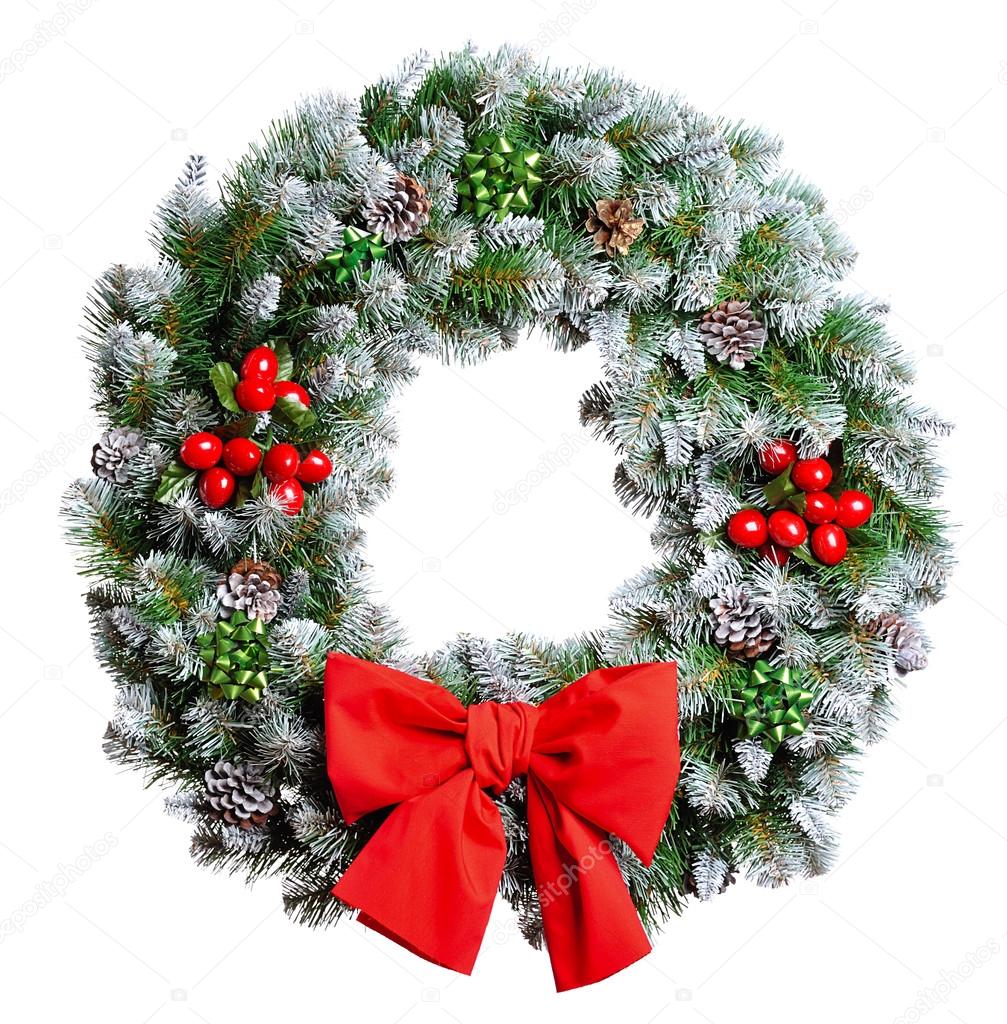 Christmas wreath — Stock Photo © natlit #56007267