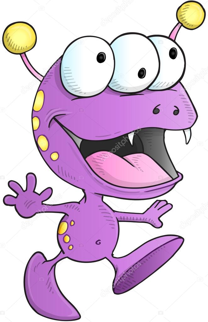 Silly Goofy Alien Vector Illustration Art Stock Vector Image by ...