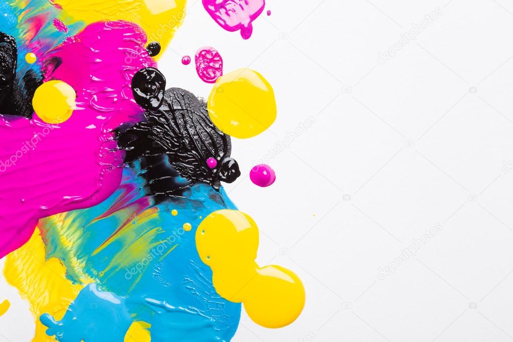 Drops of ink — Stock Photo © Genika #53227149