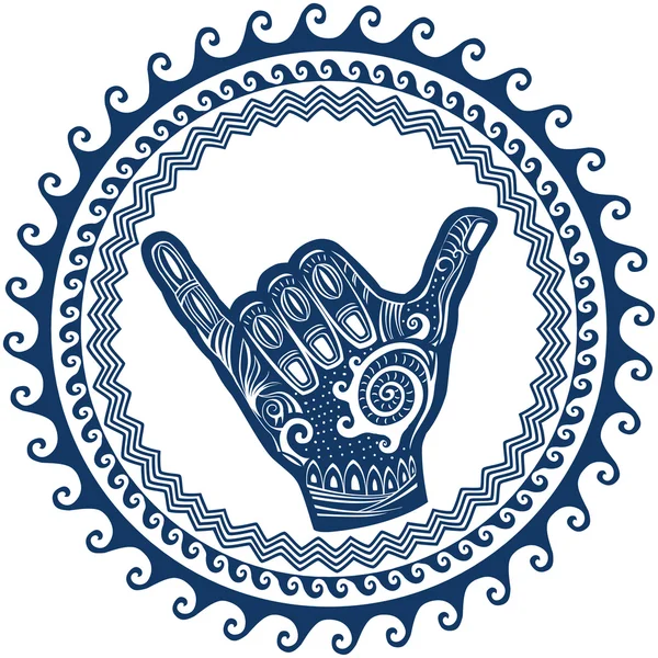 ᐈ Shaka tattoo stock vectors, Royalty Free shaka hand illustrations ...
