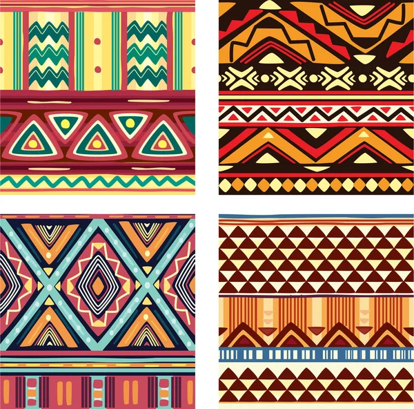 Set of tribal texture — Stock Vector © wikki33 #33586307