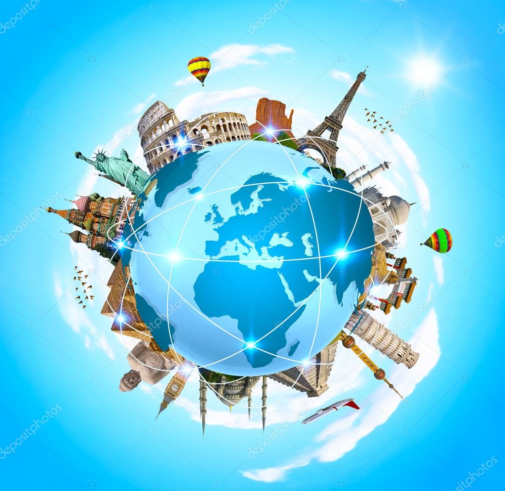 Monumentos famosos del mundo que rodea al planeta Tierra 2022