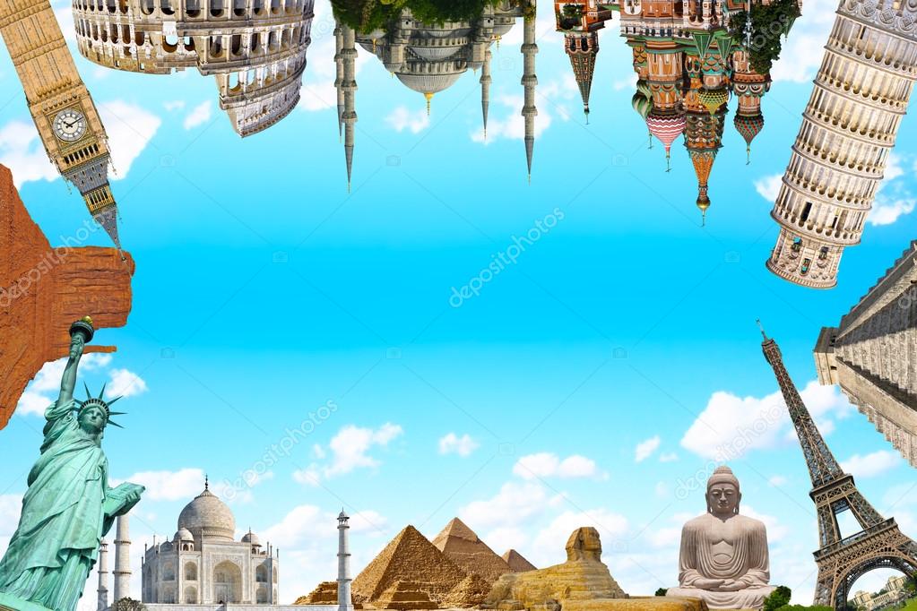 Famous monuments of the world — Stock Photo © sdecoret #102294746