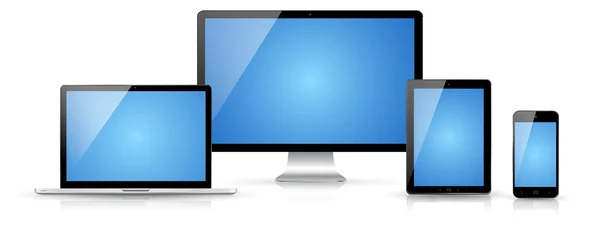 Modern digital tech device collection Stock Vector Image by ©sdecoret ...