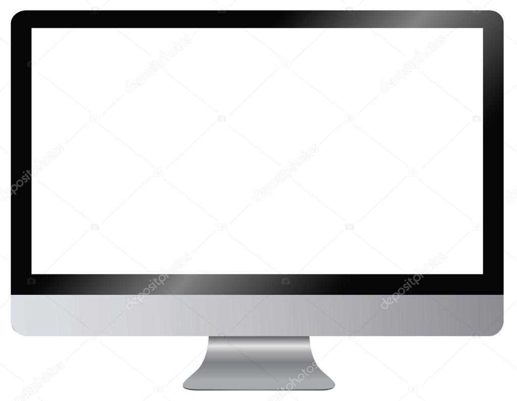Modern digital computer screen Stock Photo by ©sdecoret 53304959