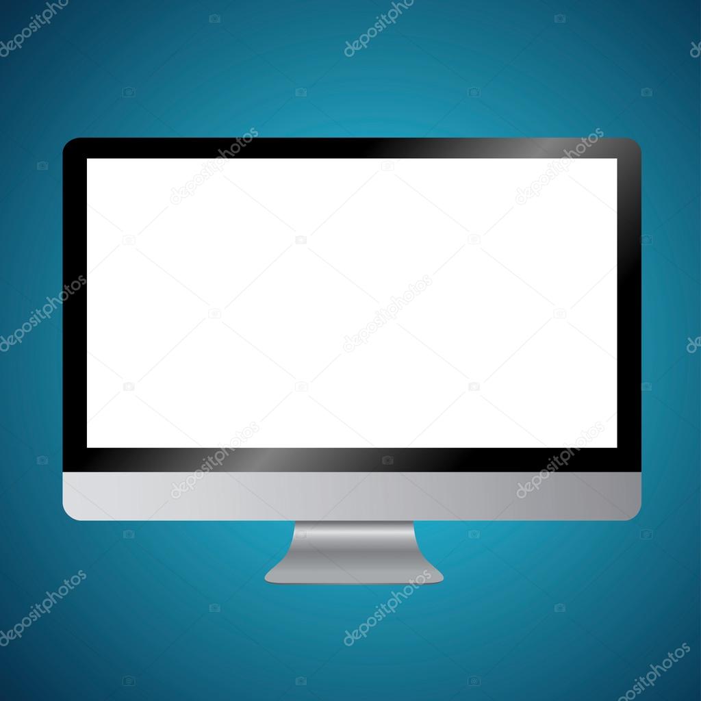 Modern digital computer screen — Stock Photo © sdecoret #53305021