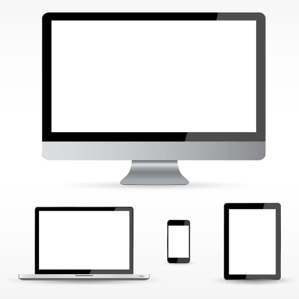Modern digital computer screen — Stock Photo © sdecoret #53304953