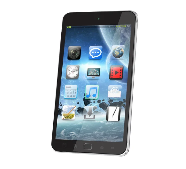 Modern mobile phone 3D rendering Stock Photo by ©sdecoret 127268600