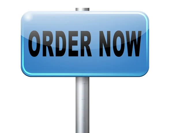 Order now webshop icon — Stock Photo © kikkerdirk #10099110