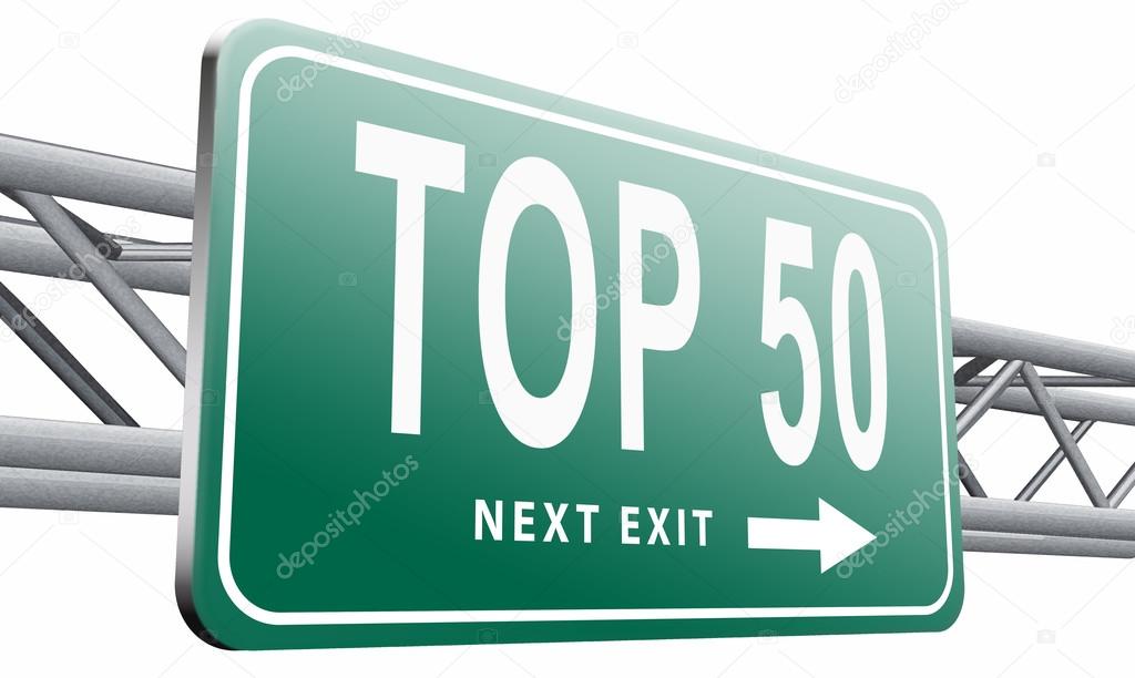 Top 50 charts — Stock Photo © kikkerdirk #115640854