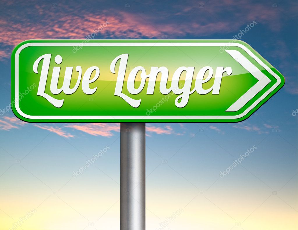 Live longer road sign Stock Photo by ©kikkerdirk 53211413