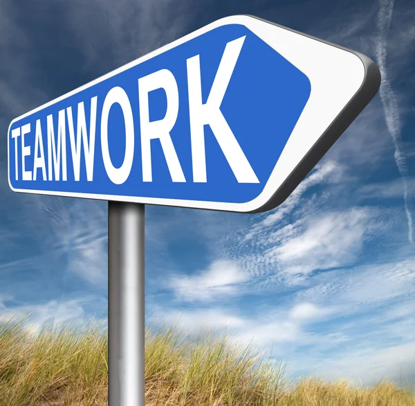 teamwork sign — Stock Photo © kikkerdirk #34372507
