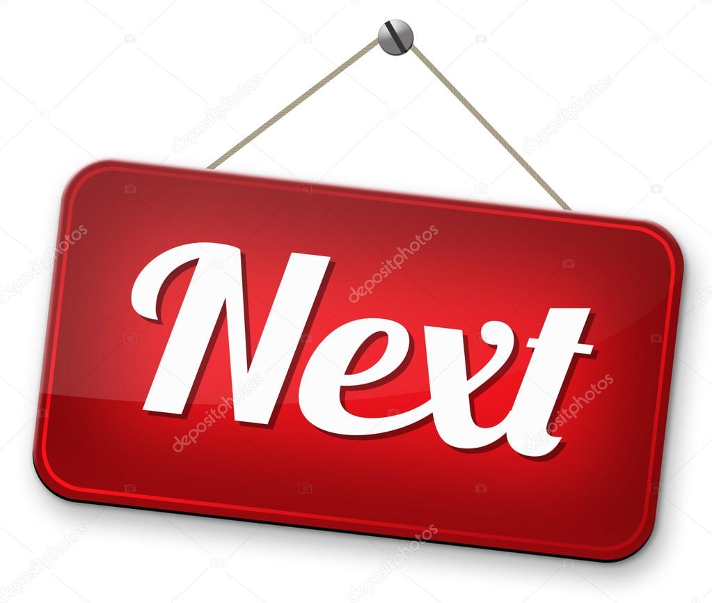 Next Steps Sign