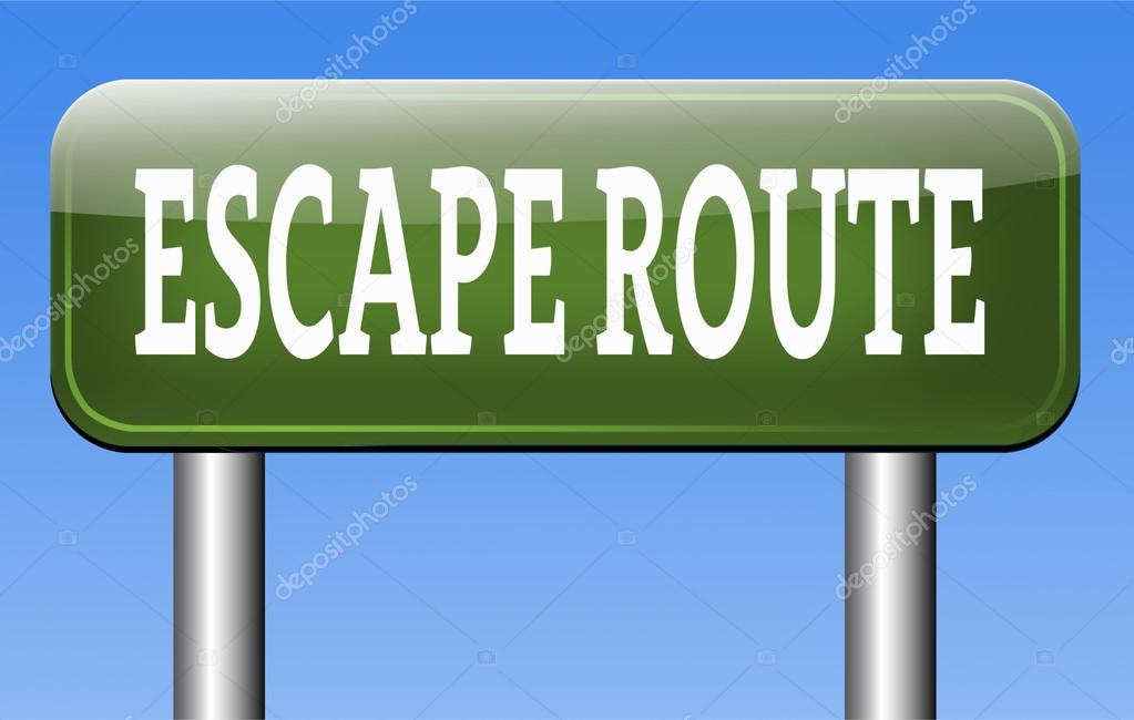 Escape route to safety Stock Photo by ©kikkerdirk 55996851