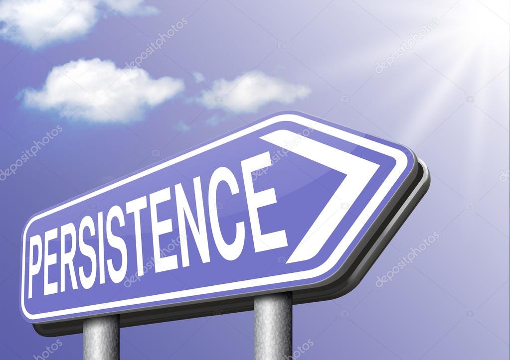 Persistence sign — Stock Photo © kikkerdirk #56649563