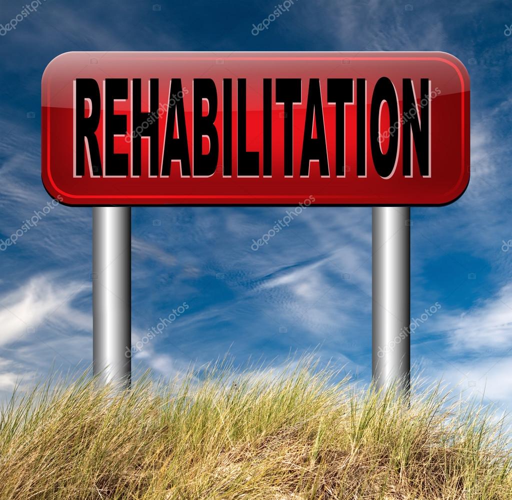Rehabilitation sign — Stock Photo © kikkerdirk #57207821