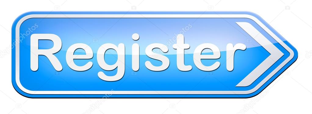 Register now — Stock Photo © kikkerdirk #61727839