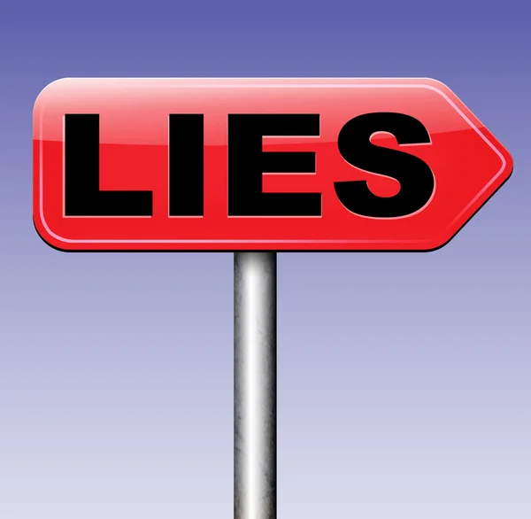 Lies icon — Stock Photo © kikkerdirk #38303031
