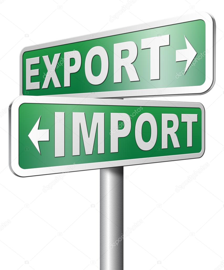 Imports And Exports Signs