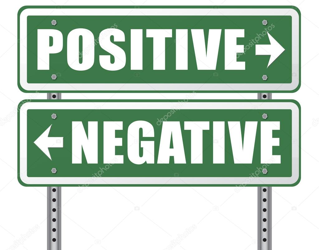 Positive Negative Sign