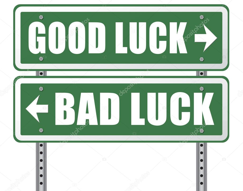 Good luck bad fortune — Stock Photo © kikkerdirk #79374504